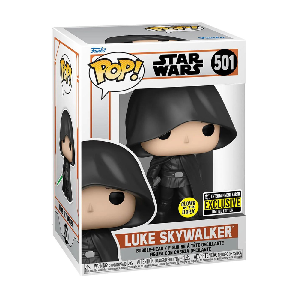 Star Wars Luke Skywalker #501 Funko Pop! GITD Entertaiment Earth– Hero Zone